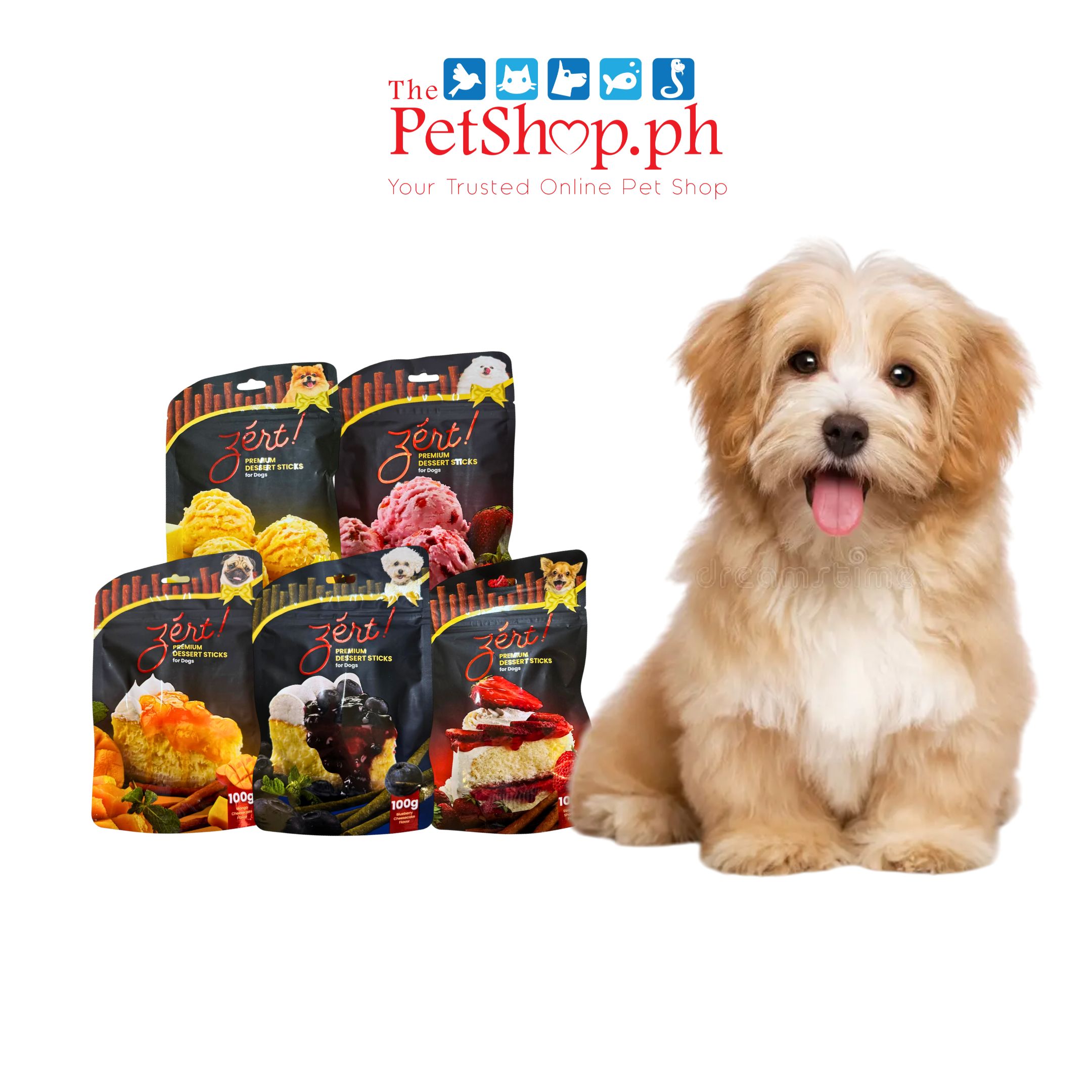 Zert Premium Desserts for Dogs 100g | Shopee Philippines