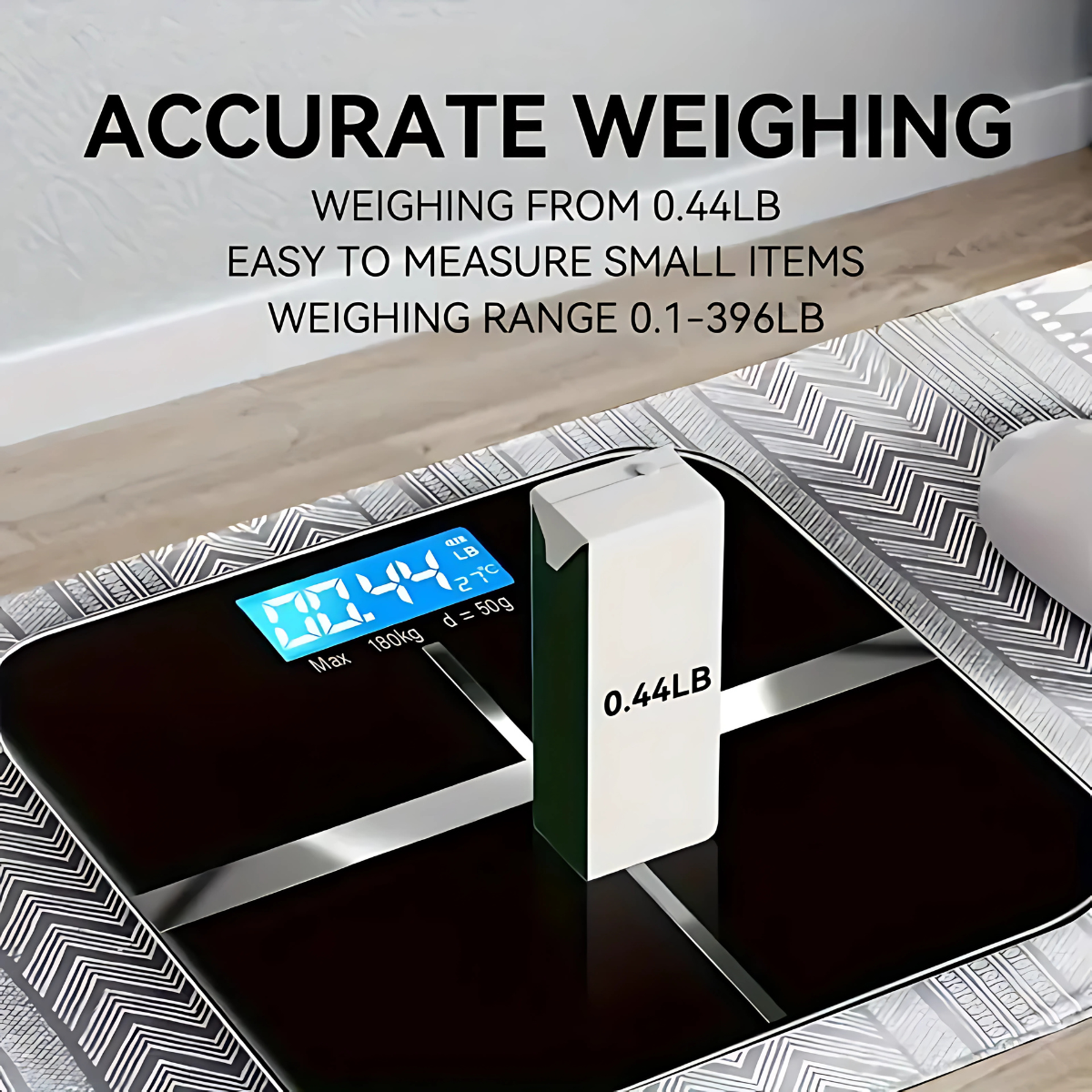 Cross Design Digital LCD Electronic Tempered Glass Bathroom Weighing ...