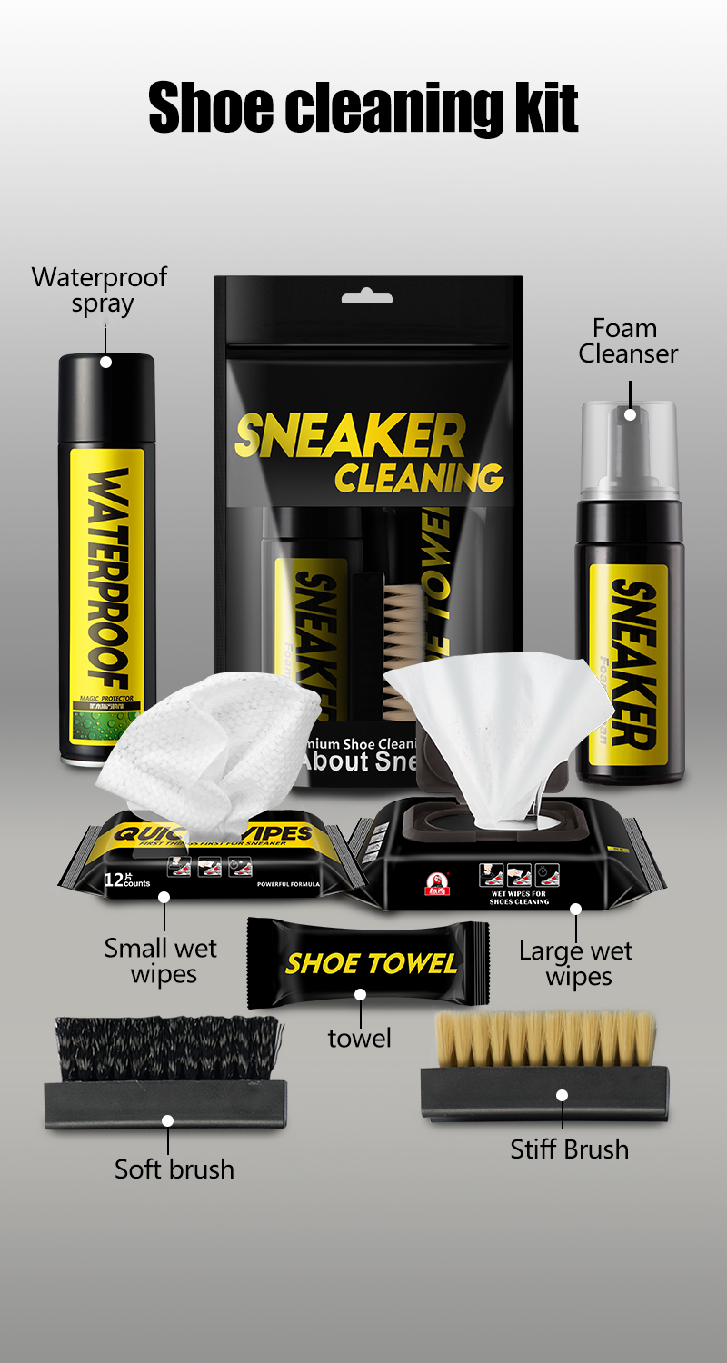 3in1 Premium Shoe Cleaner Kit Shoe Cleaner Premium with Sneaker Brush ...