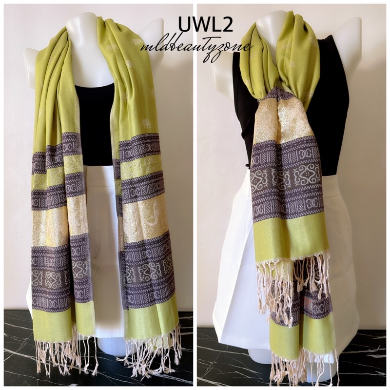 Original Thailand Shawl Pashmina/Scarf/Balabal No Button (Cashmere Wool ...