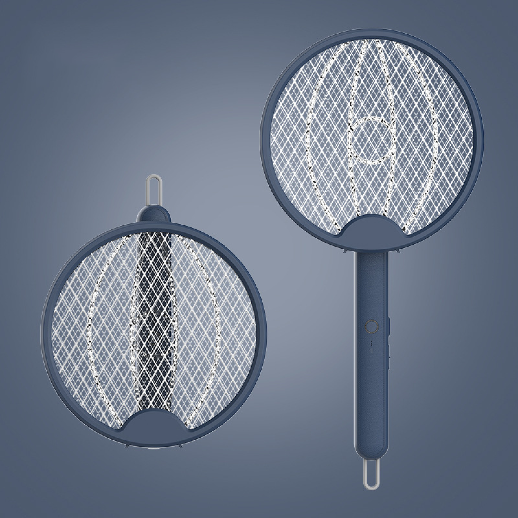 4 in1 Rechargeable Mosquito Hitting Swatter Killer Racket USB ...