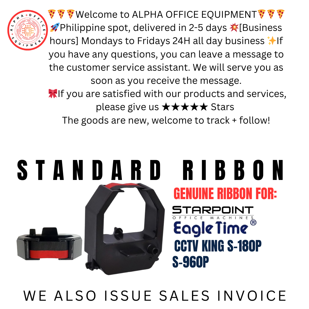 Eagle time bundy clock ribbon, starpoint bundy clock ribbon two color ...