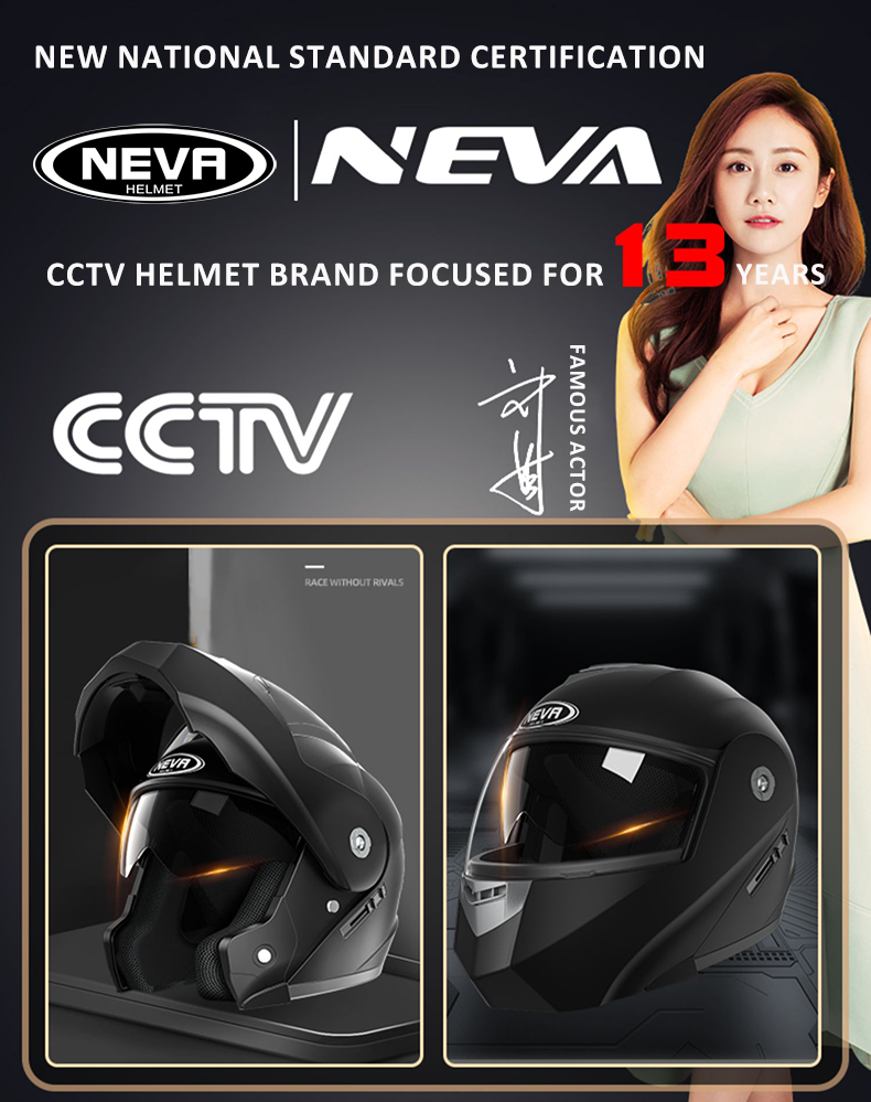 Anak Original Motorcycle modular Helmet dual visor Unisex With Icc ...
