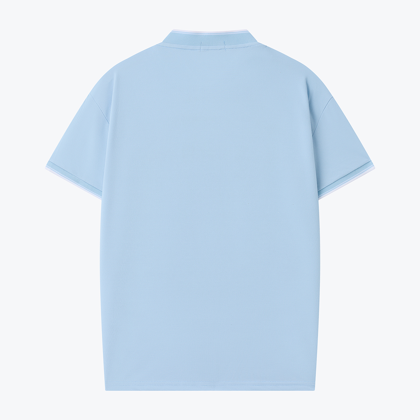 Kinwoo Men’s Figure & Horse Print Polo Shirt | Striped Trim | Casual ...