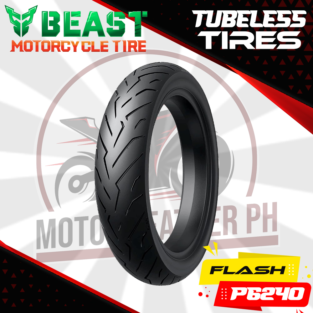 Beast Tire Flash P6240 Tubeless Motorcycle Tires Durable and Safe Dual ...