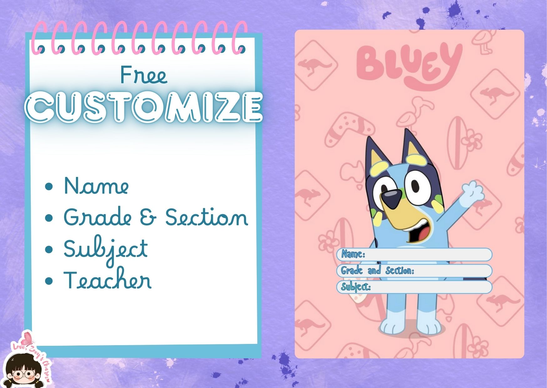 BLUEY NOTEBOOK STAPLED COMPOSITION AND WRITING | Shopee Philippines