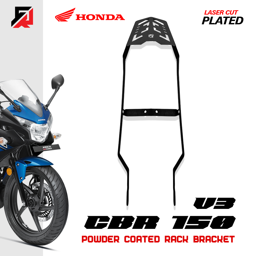 HONDA CBR 150 V3 TOP BOX BRACKETS / LASER CUT / HEAVY DUTY /POWDER ...