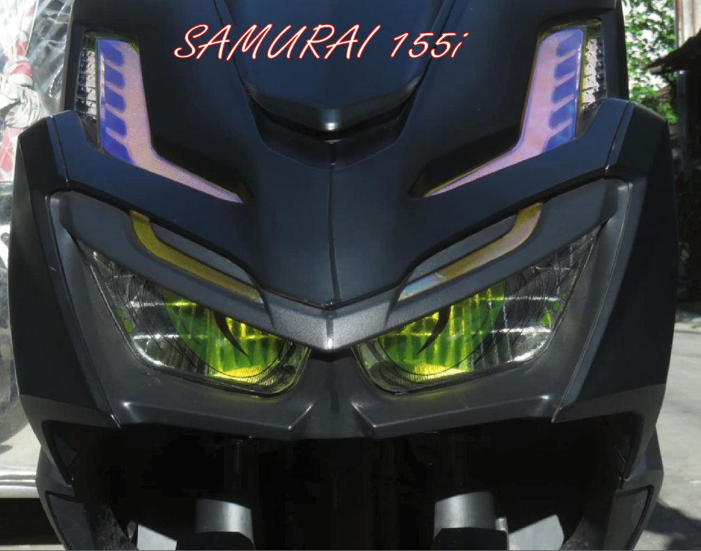 EURO SAMURAI 155i KILAY TINT+GAUGE PROTECTOR W/FREE KALMOT STICKER ...