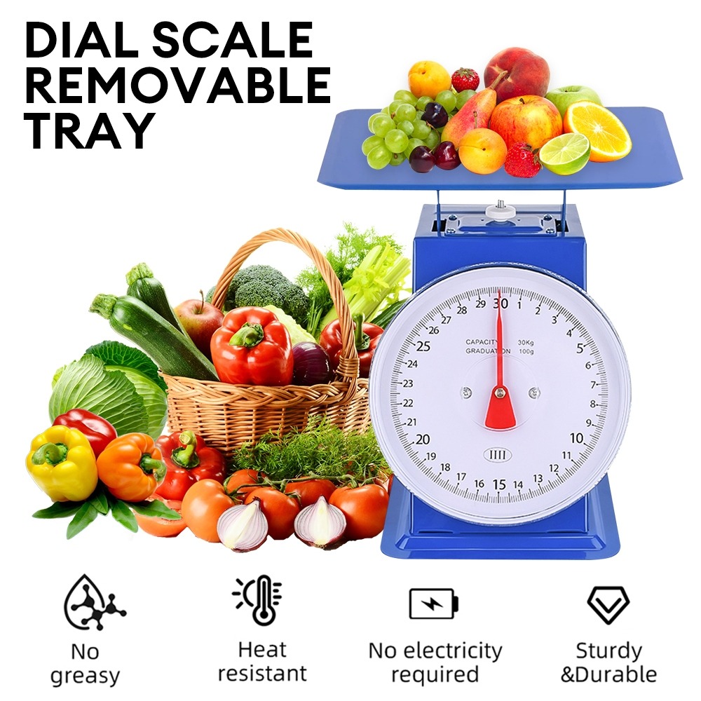 FLAT PLATE Weighing Weighing Scale Kilohan - Accurate 10kg/ 30kg | Food ...