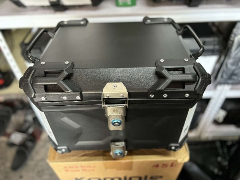 HNJ v4 3X ABS 45 LITERS TOP BOX WITH BACKREST | Shopee Philippines