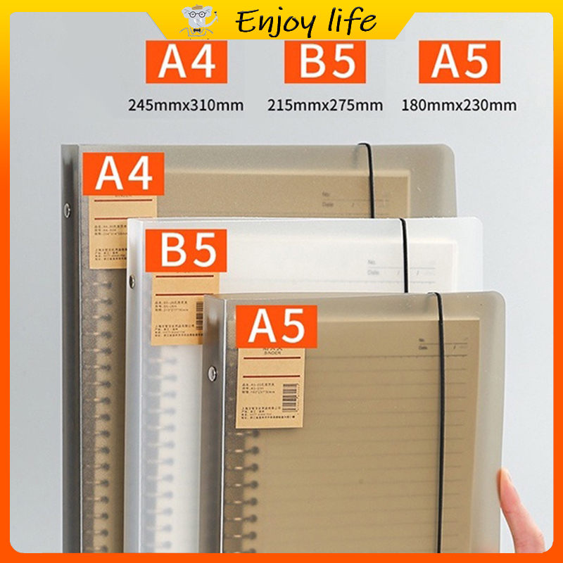 【On Hand】10PCS A5/B5/A4 Refill pages/ loose leaf Notebook binder Refill (60 leaves) | Shopee ...