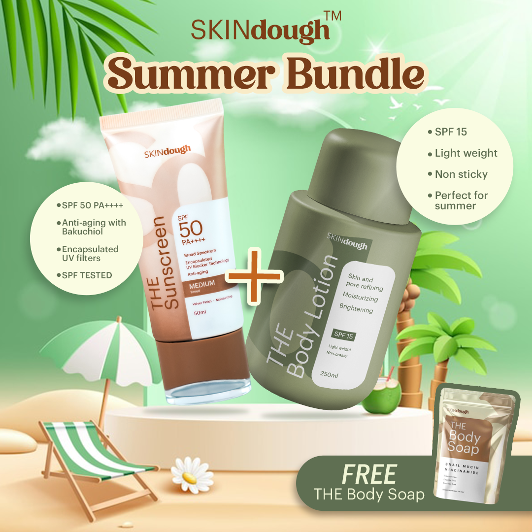 SKINdough Summer Bundle - The Sunscreen + The Body Lotion with FREE The ...