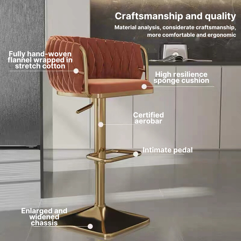 Bar Stool With Chair Lift/Revolving Restaurant Coffee Stool Oversized ...