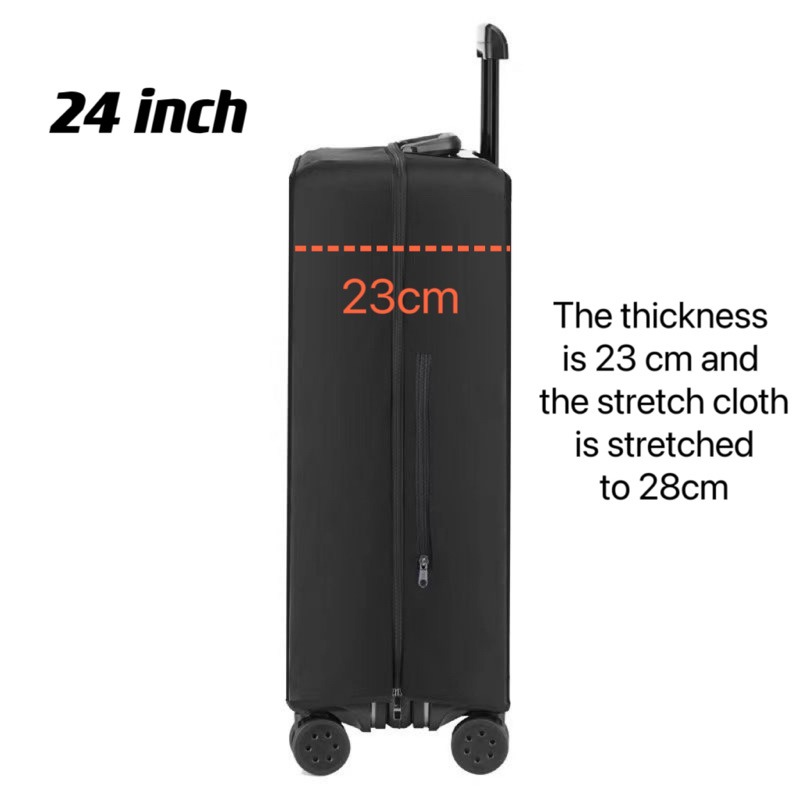 PVC Stretch cloth Transparent Travel Luggage Protector Suitcase Dust ...