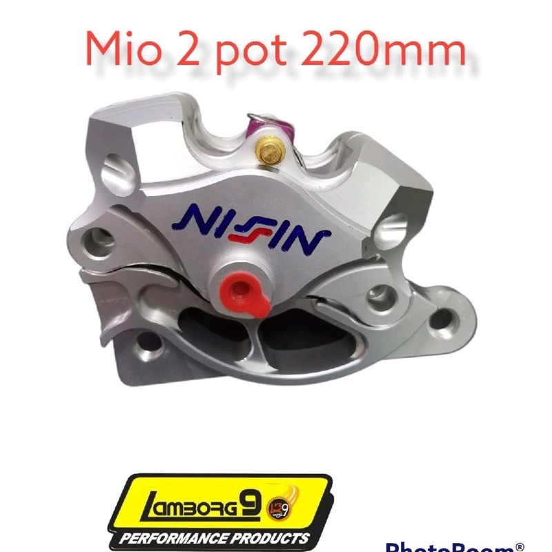 Nissin mio/m3/mxi/mio soul carb 2 pot caliper with bracket 200mm/220mm ...