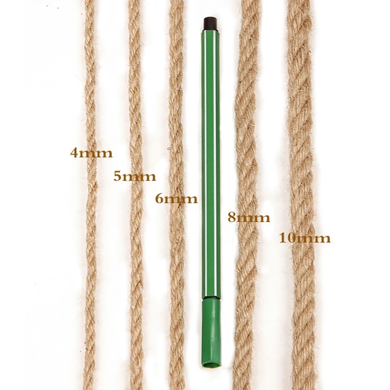 10M DIY Cat Scratch Rope Twisted Sisal Rope Jute Rope Cat Climbing ...