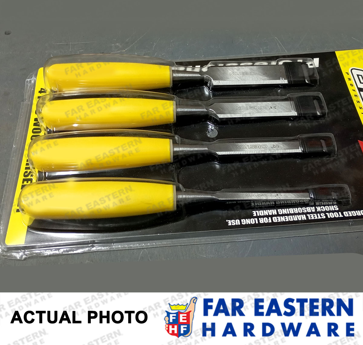 CRESTON Wood Chisel 4pcs Set CWS-514 CRHT | Shopee Philippines