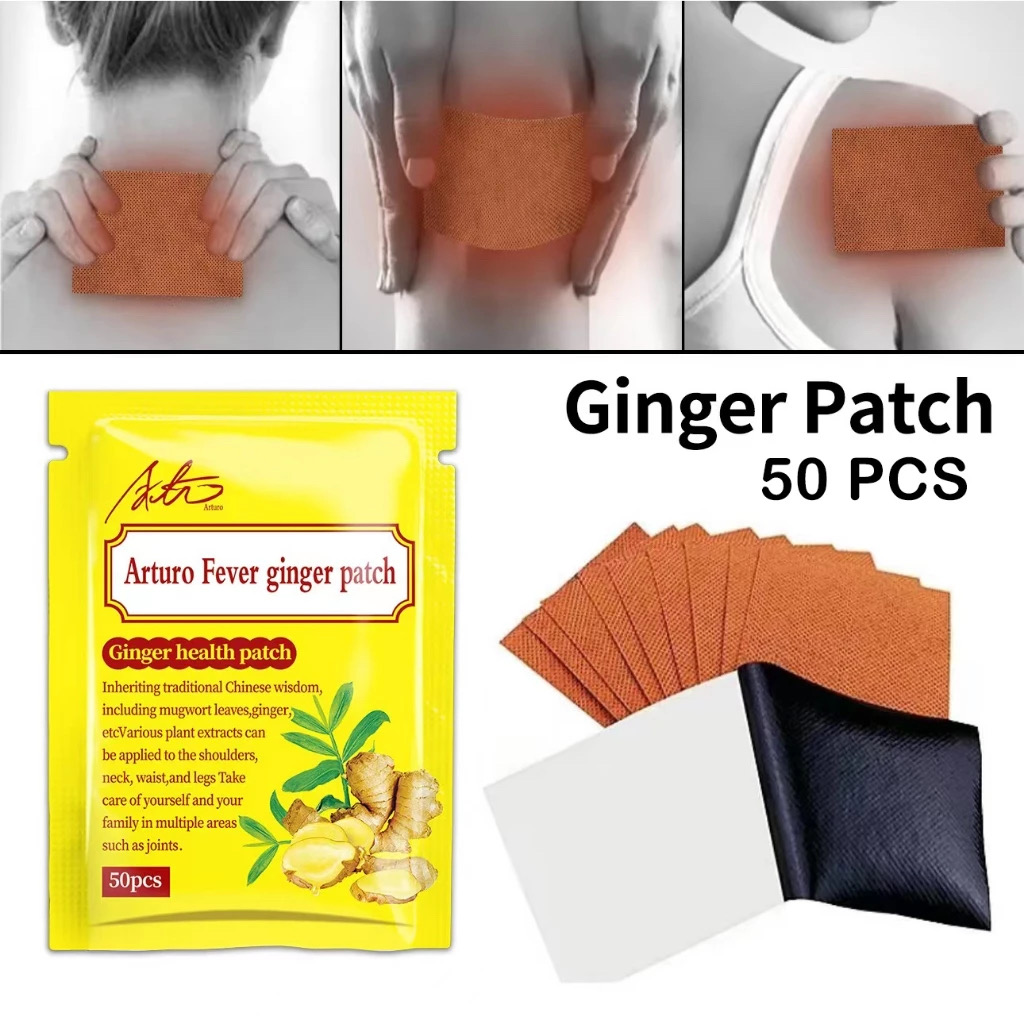 【BUY 1 TAKE 2】Original Herbal Ginger Patch Promote Blood Circulation ...