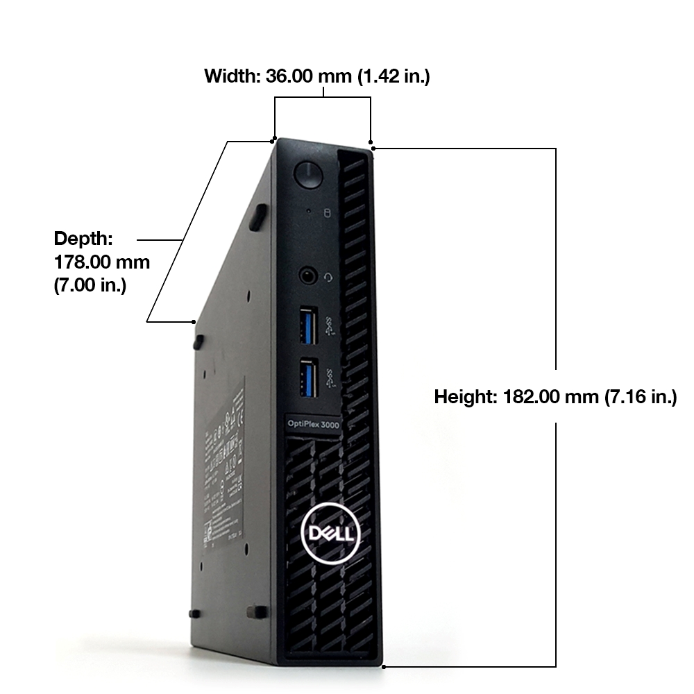 Dell OptiPlex 3000 Micro Mini PC i5 12th Gen 16GB RAM 256GB SSD | Ultra ...