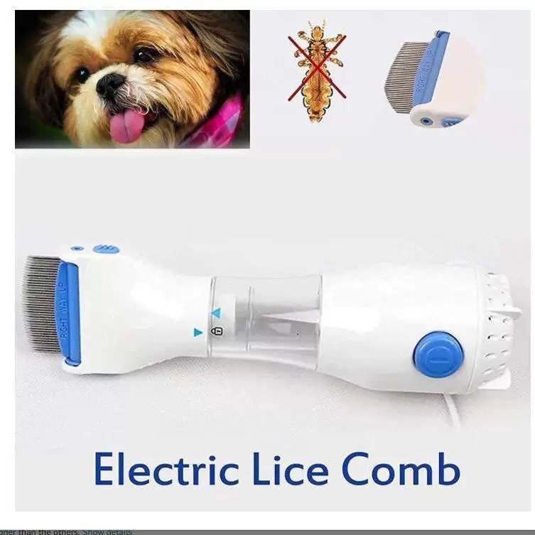Electric V-Comb Electronic Head Lice Removal Instantly (2 filters only ...