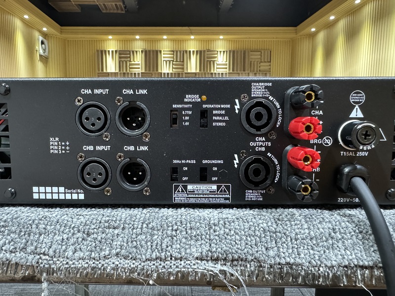 PADON CA20 Professional amplifier, two channels, 1200W high-power 8 ohms, audio amplifier ...