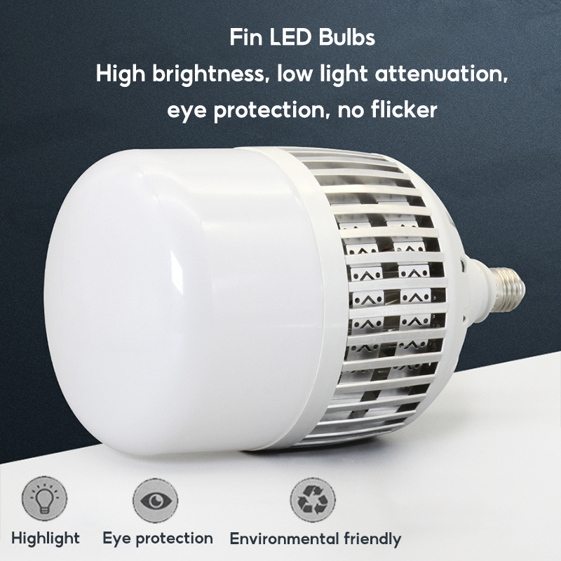 LED Fin Bulbs Light 800W 1000W 1200W Highlight Waterproof E27 Bulb Fast ...