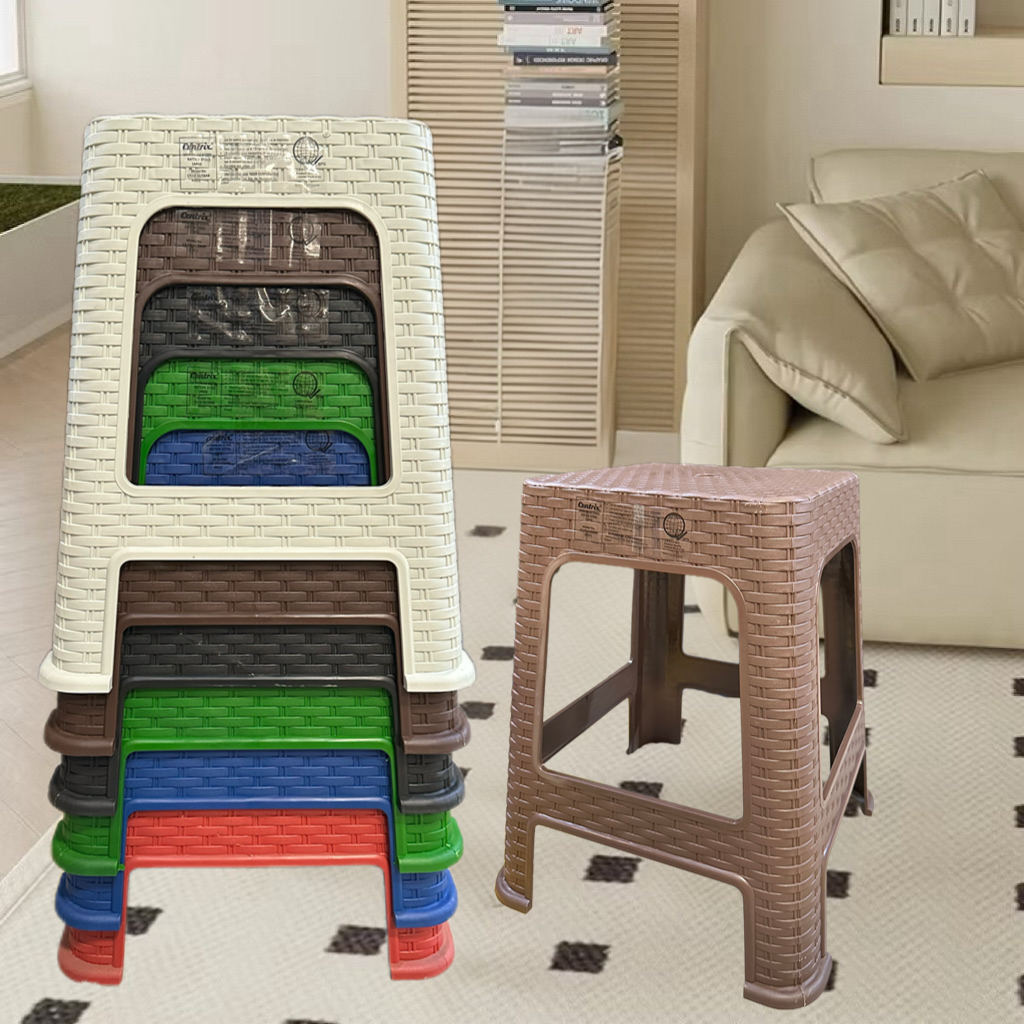 Centrix Rattan Stool High-Quality Plastic Coffee Stool Bar Stool Garden ...