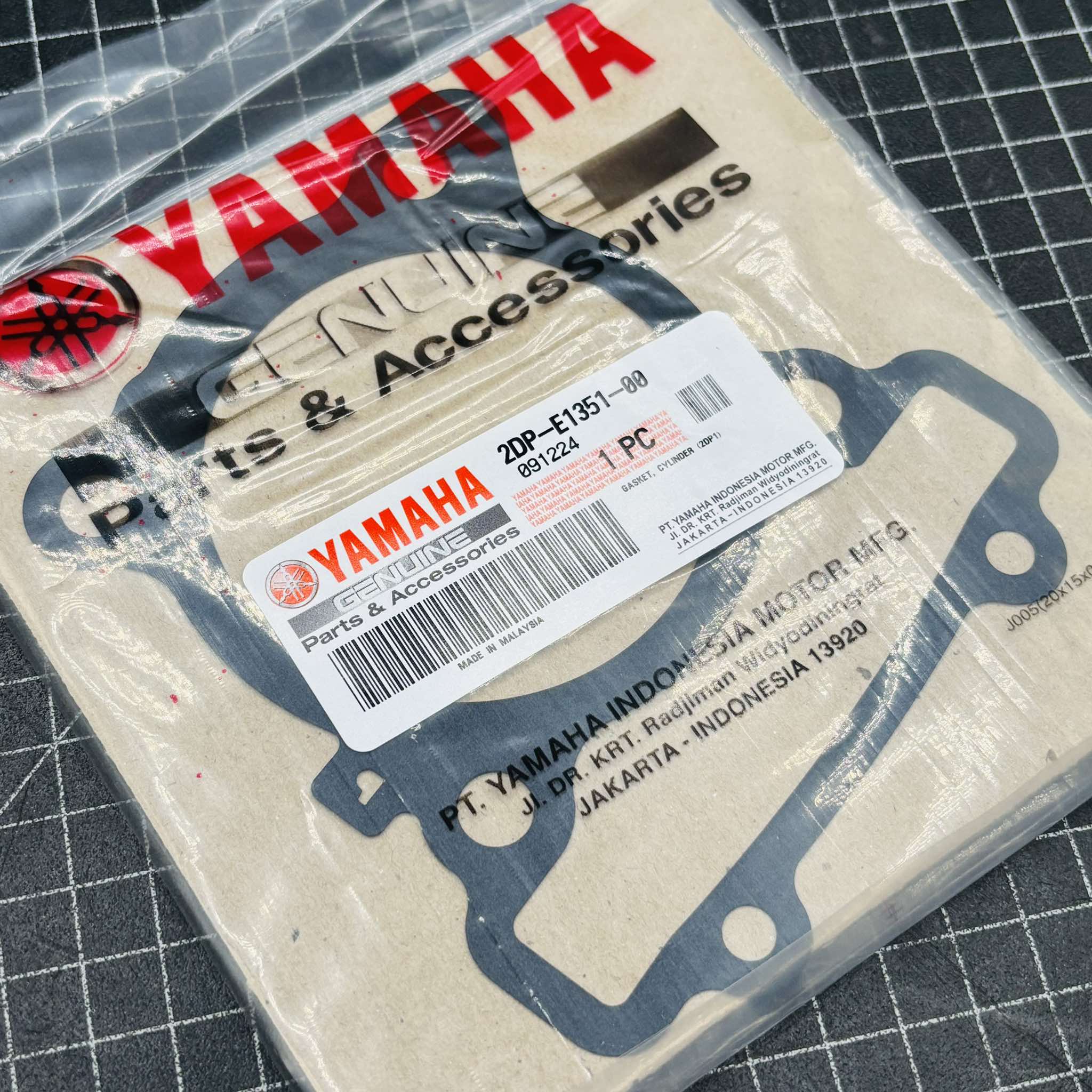 YAMAHA GENUINE GASKET CYLINDER BASE NMAX/AEROX 2DP-E1351-00 | Shopee ...