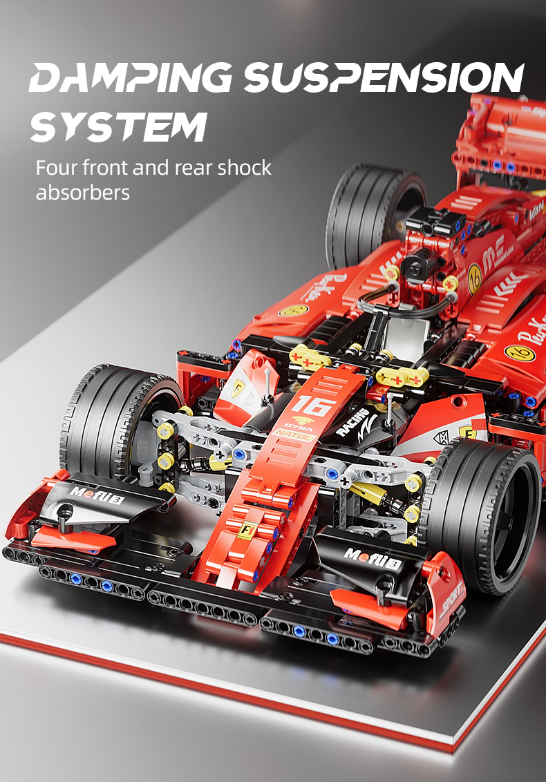 F1 Formula Racing Building Blocks Assembling Intelligent Toys for Boys ...