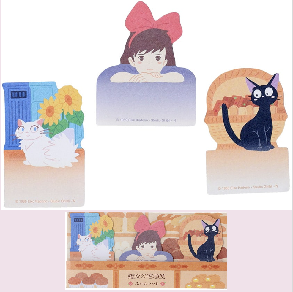 Studio Ghibli die cut sticky notes set My Neighbor Totoro Spirited Away ...