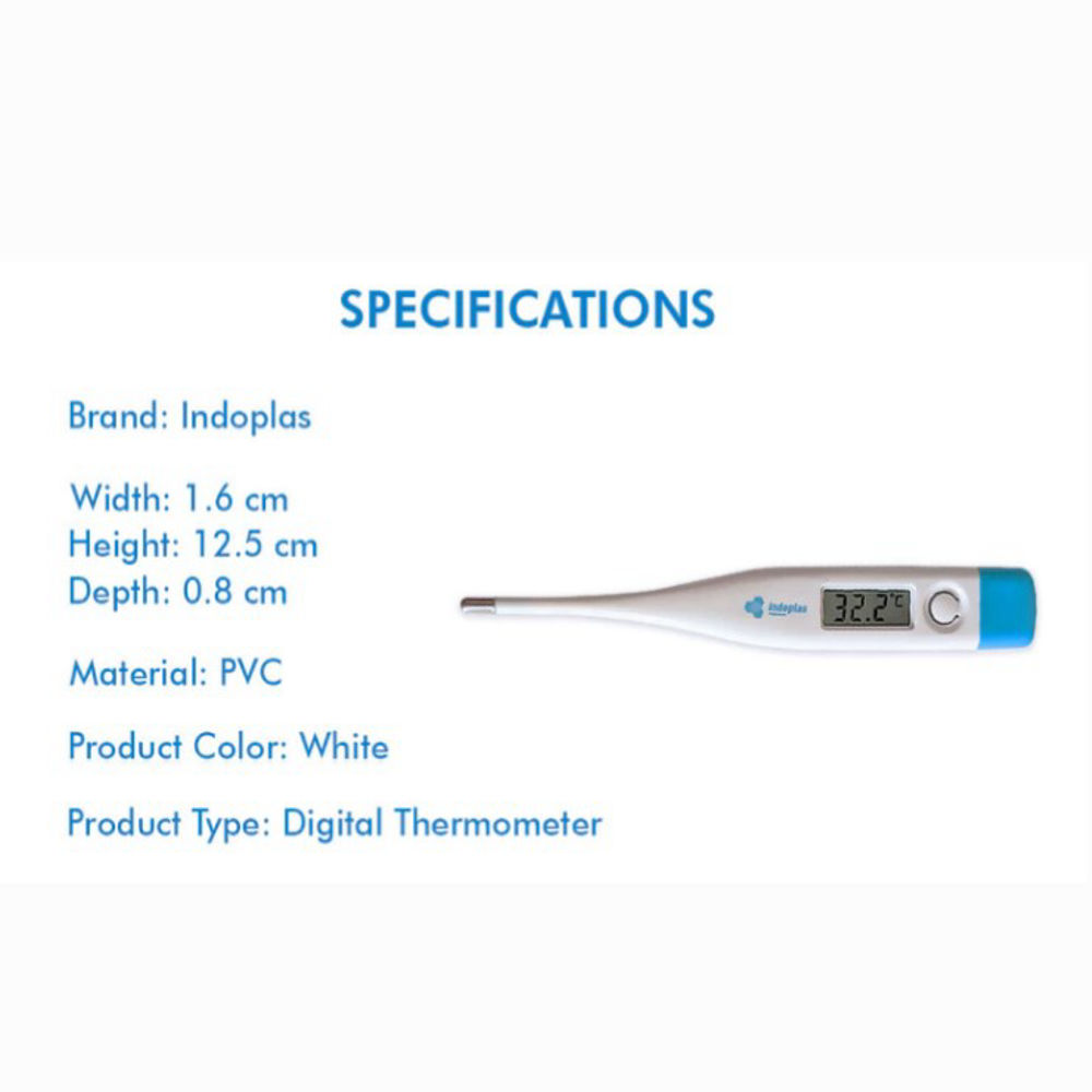 Indoplas Digital Thermometer No Contact and Accurate Temperature ...