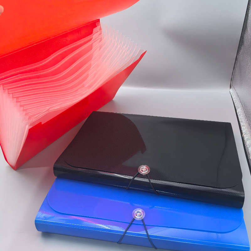 Long Expanding File Folder With Buckle 13 Layers Paper Organizers ...