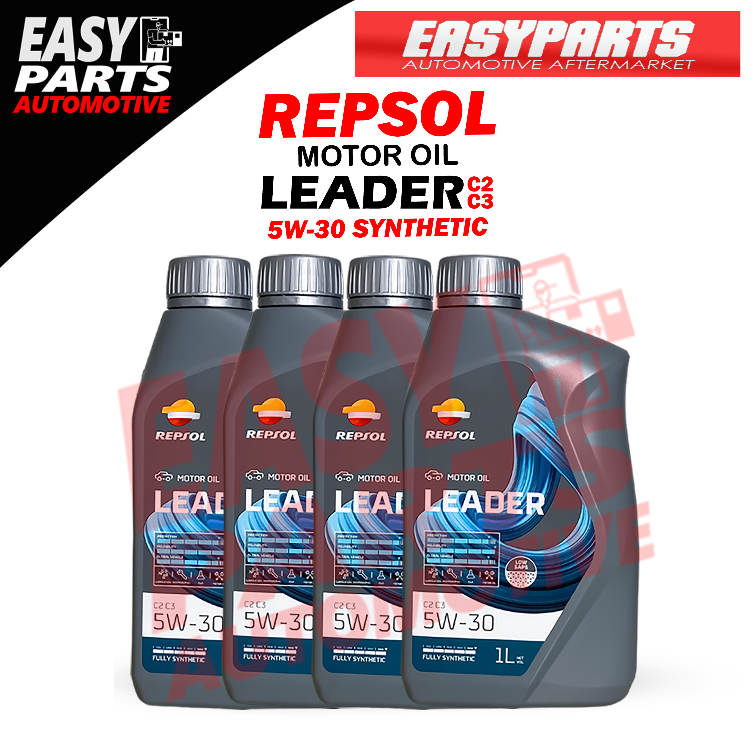 Repsol Leader C2C3 5W-30 Toy. Models 4L with Free Oil Filter | Shopee ...
