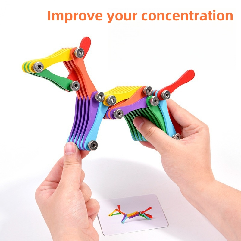 COCOA DIY Deformation Folding Educational Toy Stress Relief Desk Decor ...