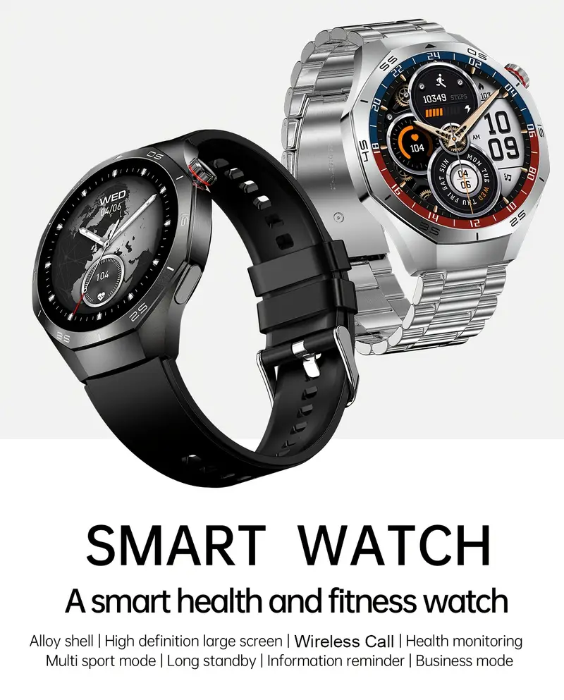 Icwatch GT5 Pro Sports Smart Watch 1.52inch HD Bluetooth Call NFC ...