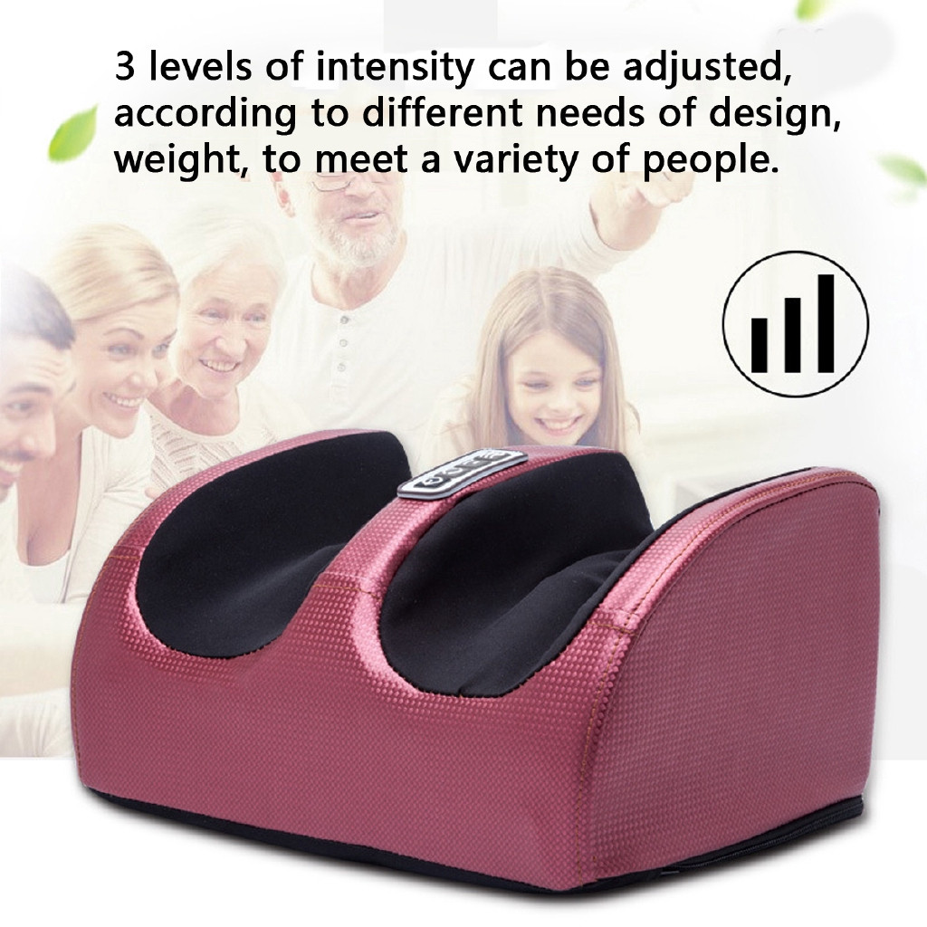 Electric rotary foot massager Remote control acupressure point foot ...