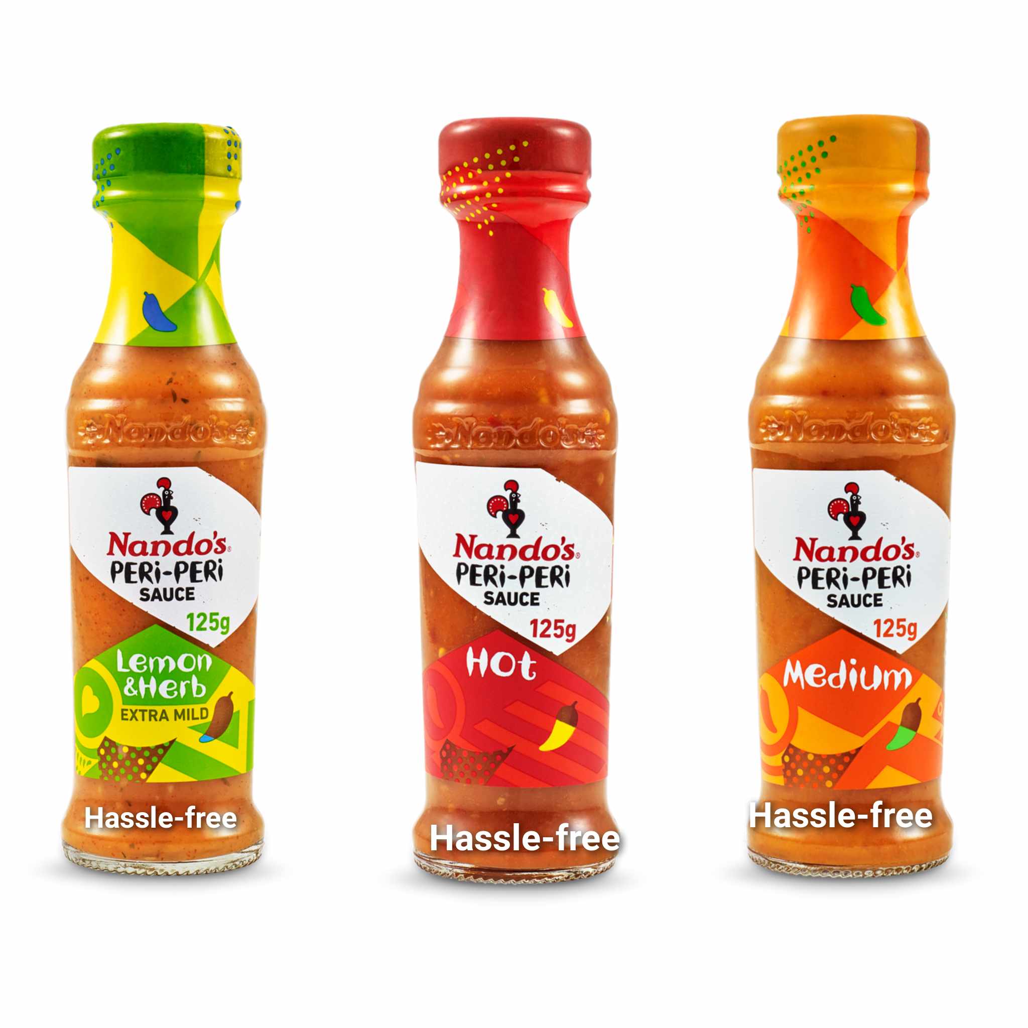 NANDO'S PERI-PERI SAUCE LEMON & HERB EXTRA MILD/MEDIUM/HOT (125G) MADE ...
