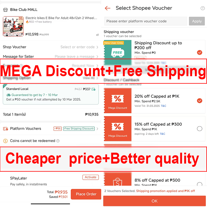 Electric bike for adult foldable Two Wheels e bike 48V20A 14 inch ...