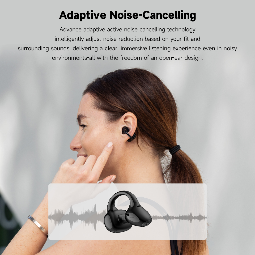 Edifier LolliClip Open-ear True Wireless Earbuds Adaptive Noise ...