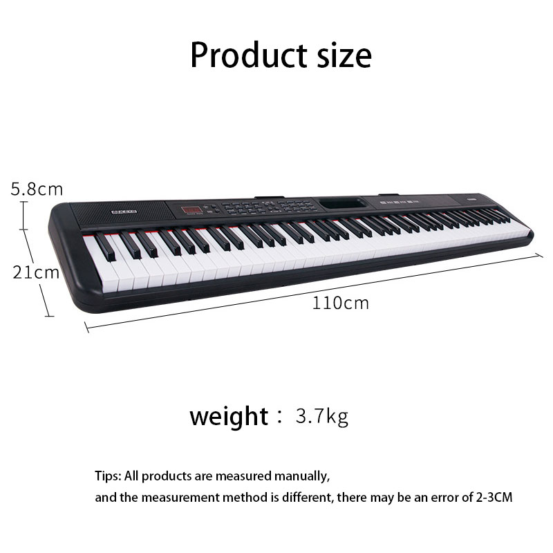 88-key electronic piano Bluetooth/MIDI keyboard Multi-functional home ...
