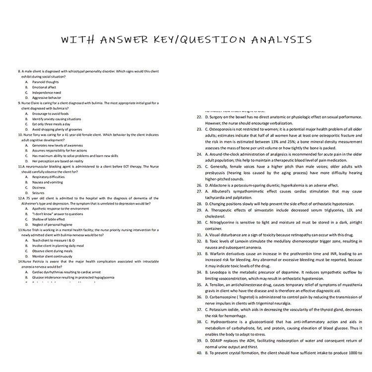 NLE Reviewer 2026 NURSE LICENSURE EXAM REVIEWER QUESTIONS & ANSWERS ...