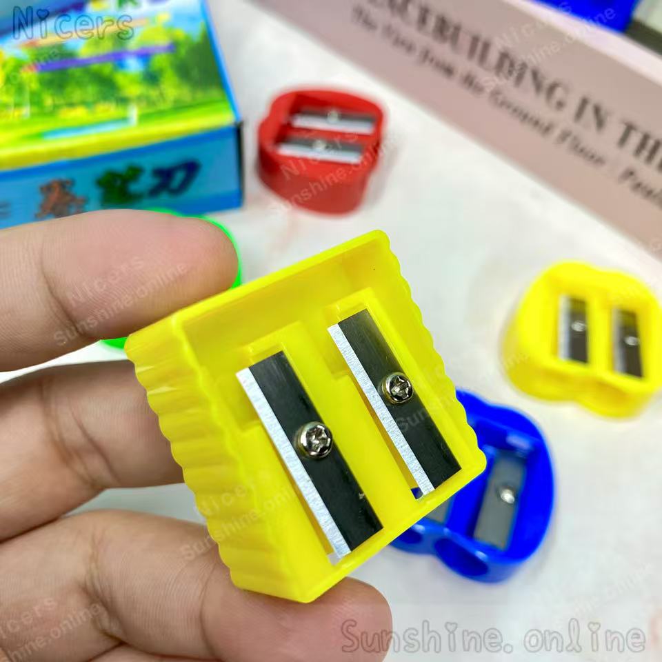 Double Hole Pencil Sharpener (PANTASA) 24PCS/BOX for Student School ...