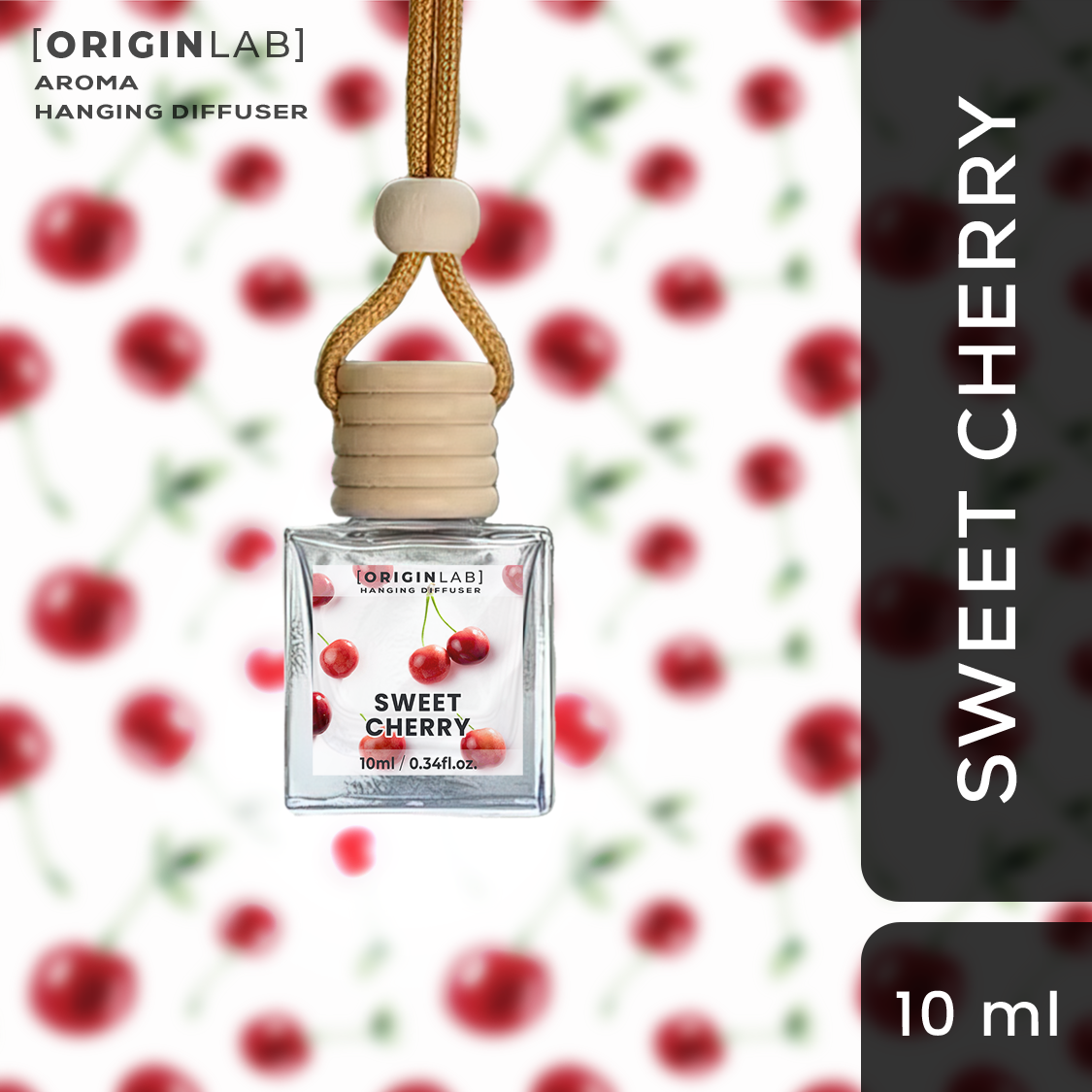 OriginLab- SWEET CHERRY Hanging Diffuser - Car Freshener - Air Diffuser ...
