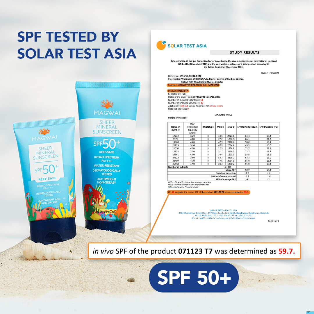 MAGWAI Reef Safe Sheer Mineral Sunscreen SPF 50+ (80 mL) | Buy 3 save ...