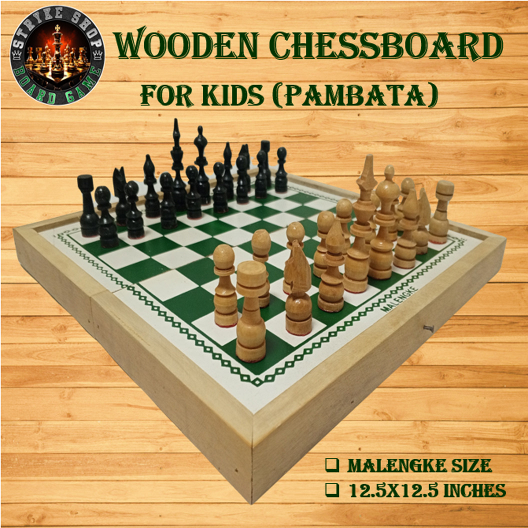 Stryke Shop Chess Board Malengke Size 12.5X12.5 Inches Good for Kids ...