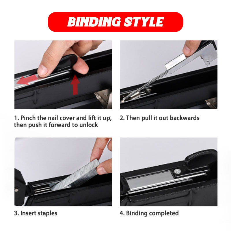 Officom Heavy Duty Stapler NO.0700 Long Arm Heavy duty stapler max ...