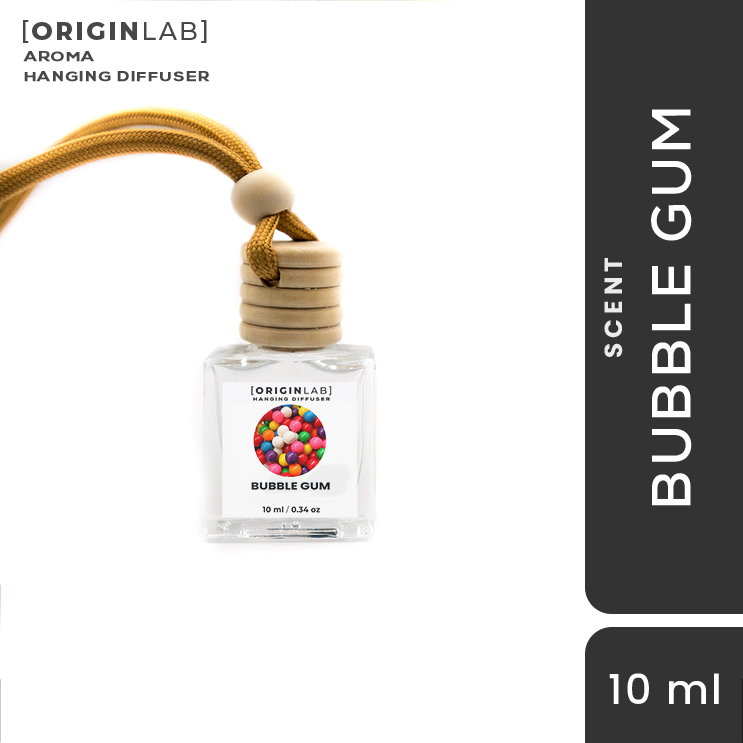 OriginLab- BUBBLE GUM Hanging Diffuser - Car Freshener - Air Diffuser - Car Perfume scent ...