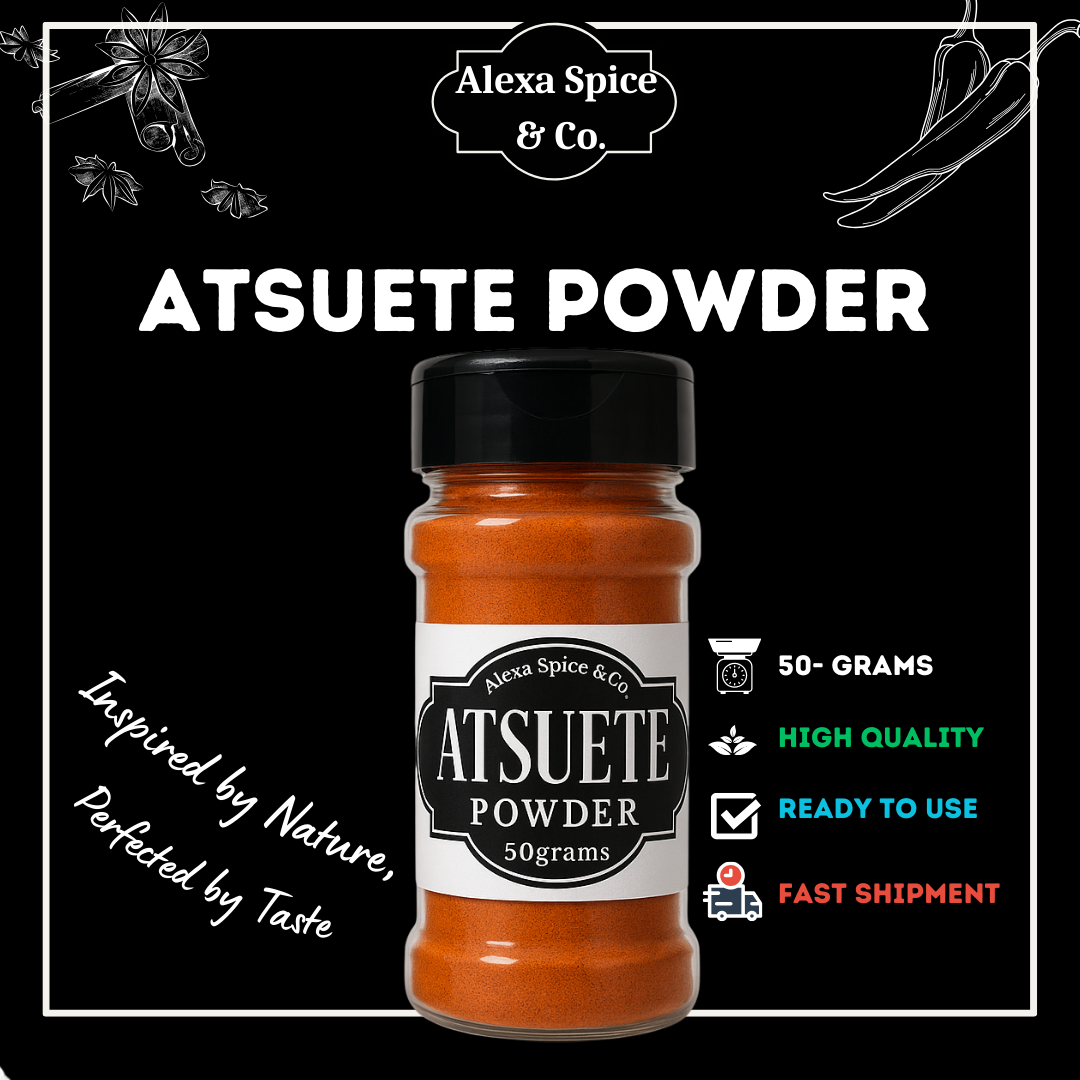 Atsuete Powder 50 Grams – Natural Food Coloring & Flavor Alexa Spice ...