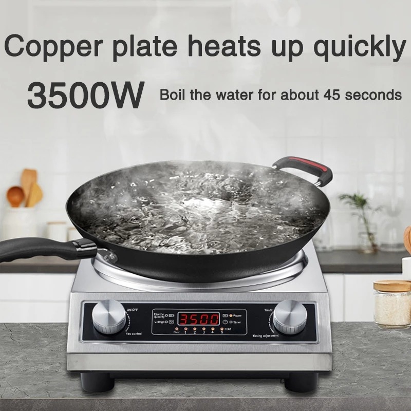 (Latest) 3500W Induction Cooker Smart Home Cooking Multifunctional ...