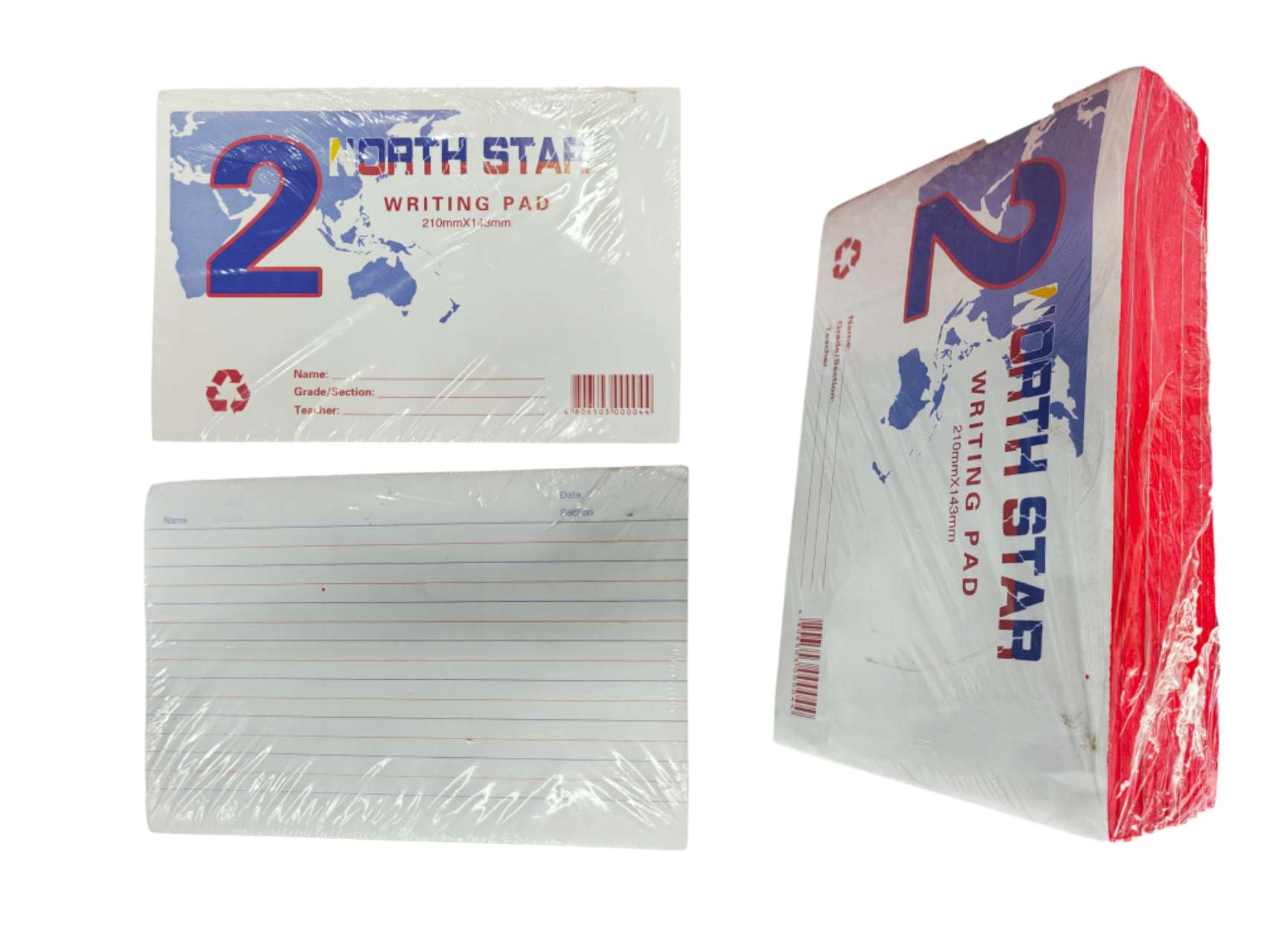 WRITING PAD PAPER GRADE-1,2, 3, 4, INTERMEDIATE, YELLOW PAD AND QUIZ ...